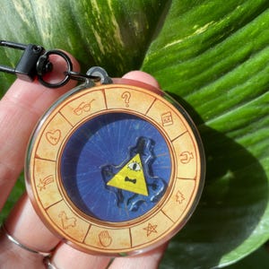 Bill Cipher Shaker Gravity Falls | Fanart | Acrylic Keychain Tamagotchi ...