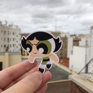 Buttercup the Powerpuff Girls Sticker Pack Original Fanart Cartoon ...