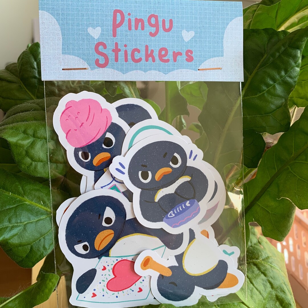 Pingu Sticker Pack | Original Fanart - Etsy