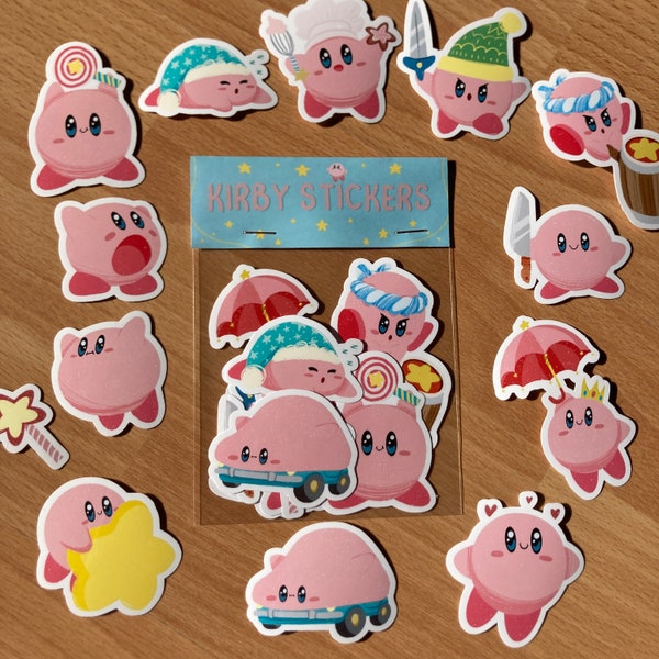 Kirby Sticker - Etsy