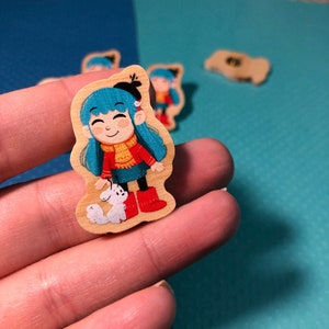 Hilda Fan Pack | Stickers Pack + Hilda Keychain + Hilda Pin - Etsy