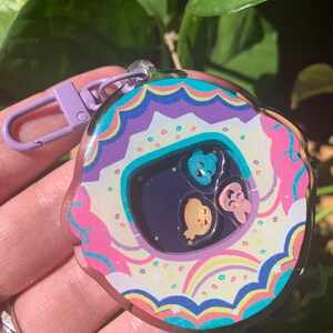 Shaker Keychain the Amazing World of Gumball | Tamagotchi Keyring - Etsy