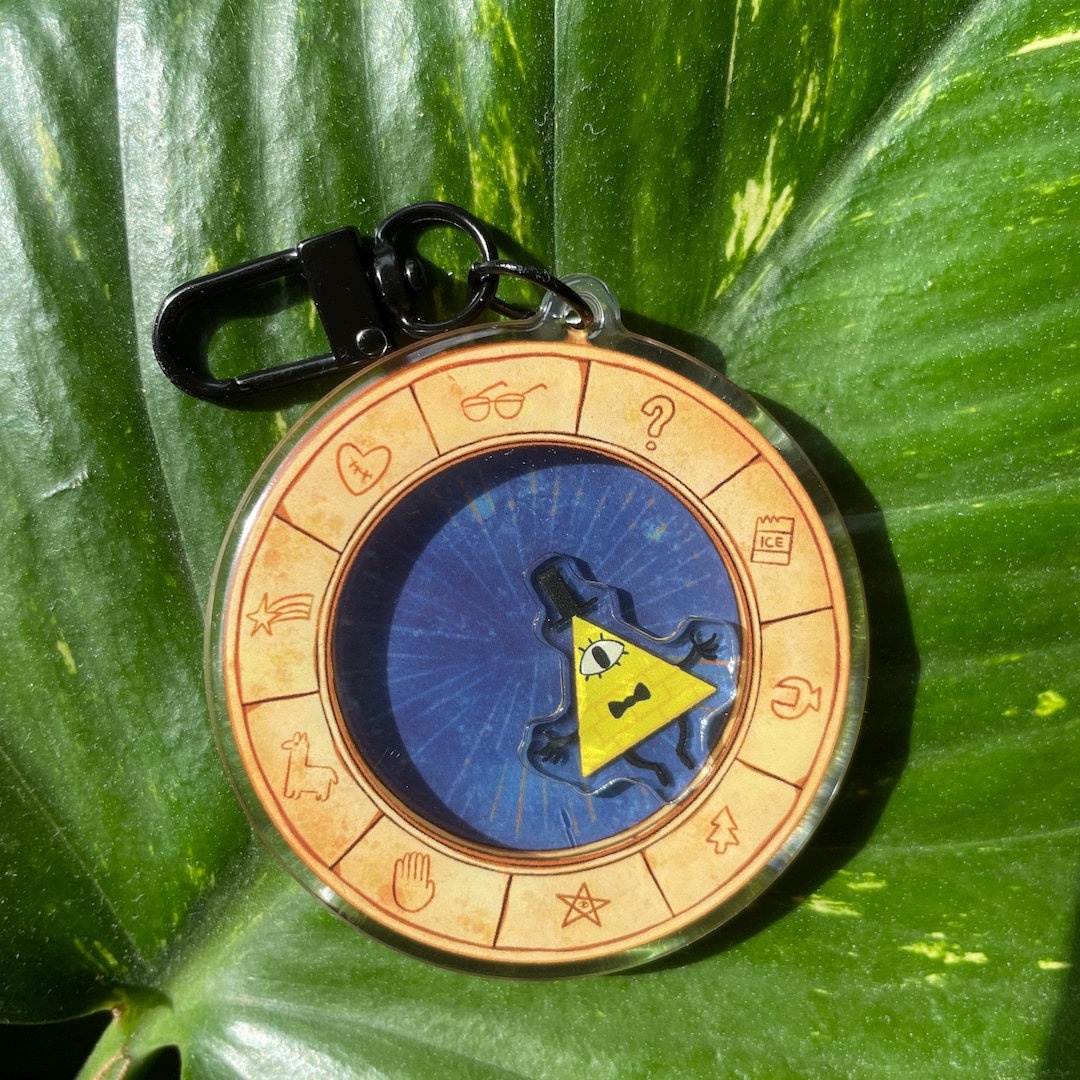 Bill Cipher Shaker Gravity Falls | Fanart | Acrylic Keychain Tamagotchi ...