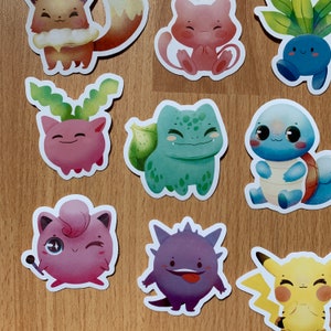 Poke Sticker Pack | Original Fanart - Etsy
