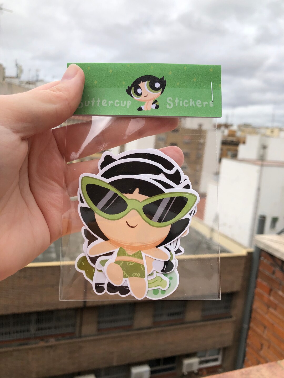 Buttercup the Powerpuff Girls Sticker Pack Original Fanart - Etsy Australia