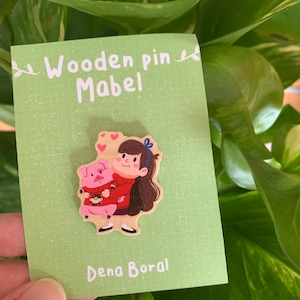 Mabel Pines Gravity Falls Wooden Pin - Etsy