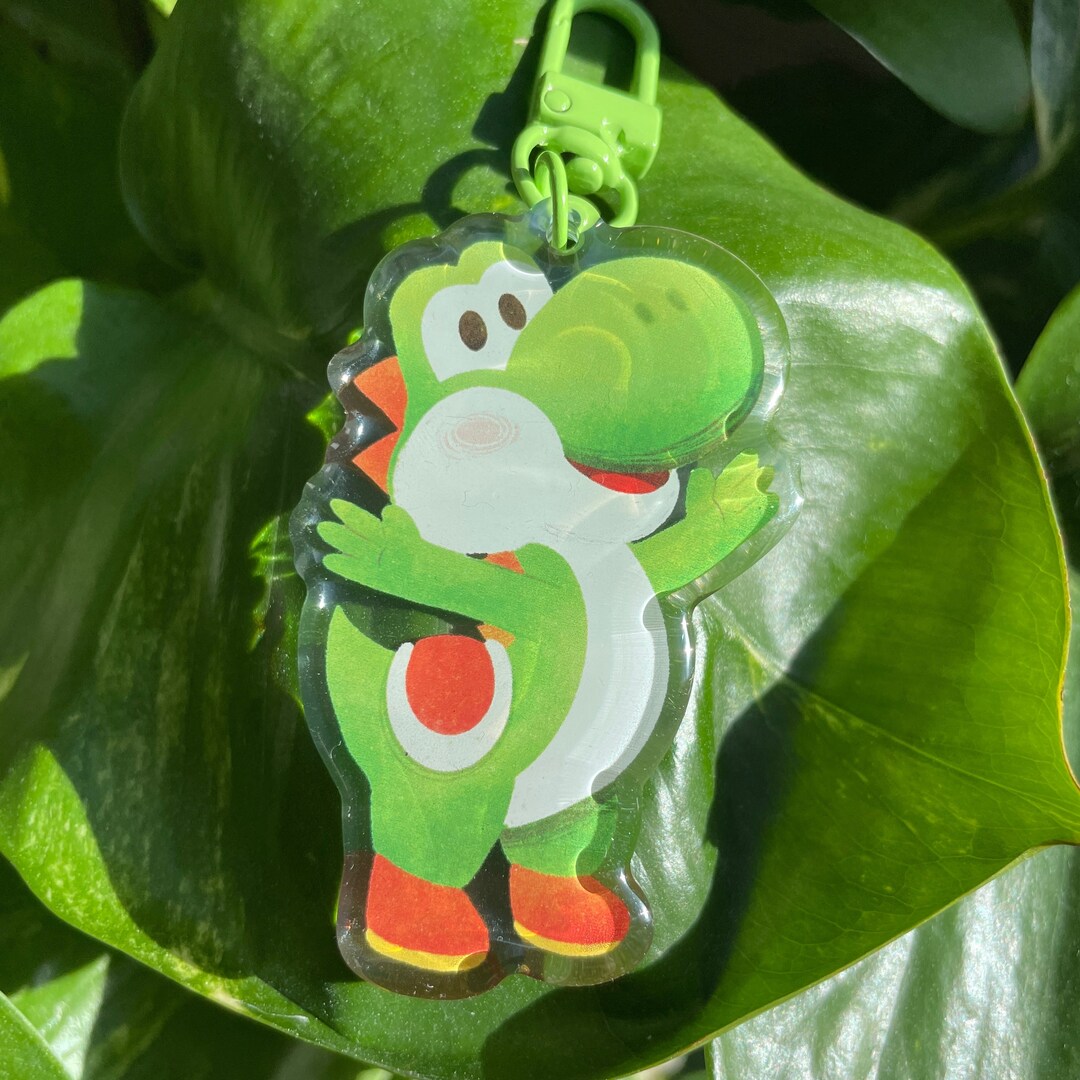 Yoshi Keyring | Nintendo Inspired Fanart Videogames Acrylic - Etsy