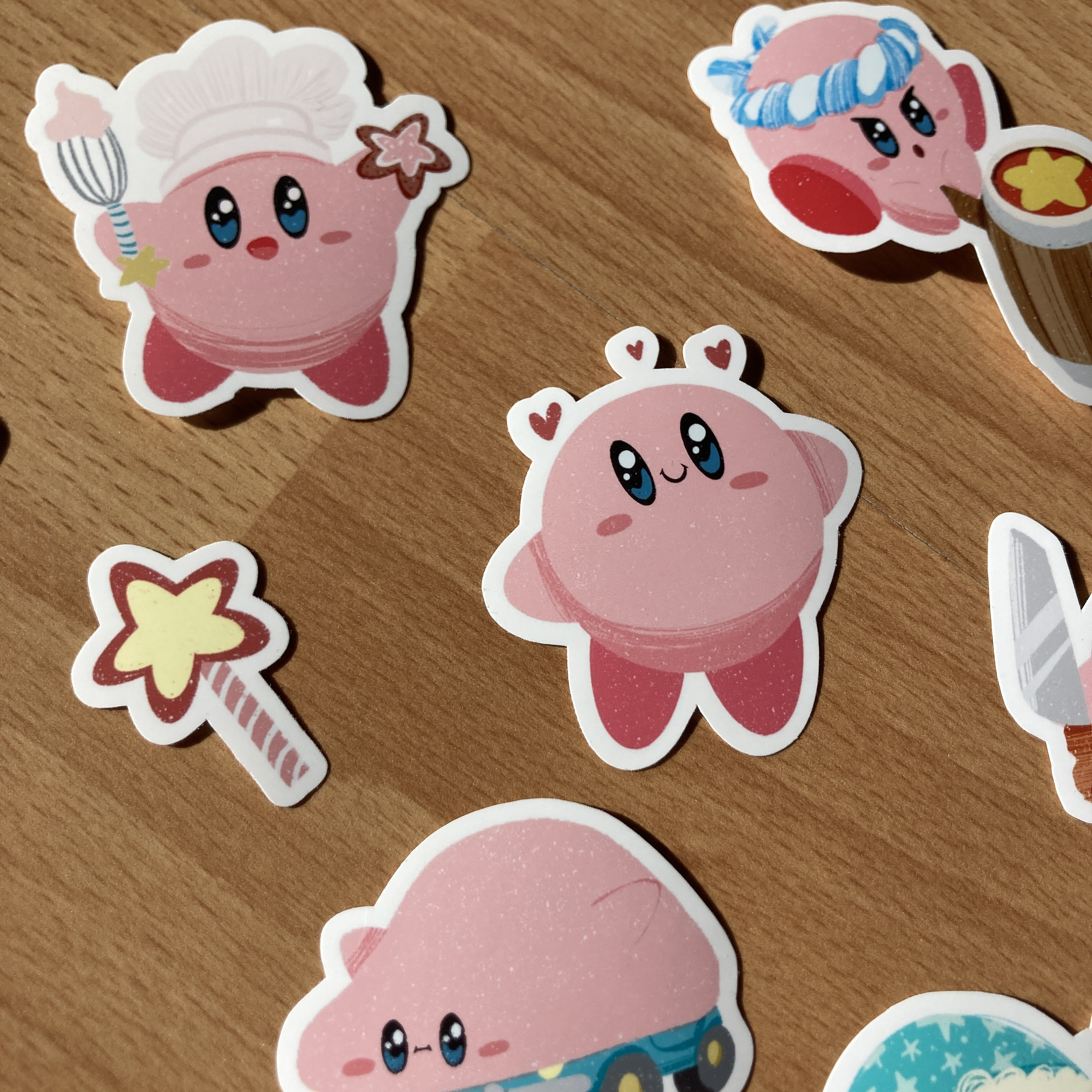 Kirby Sticker Pack Original Fanart Videogame - Etsy Canada