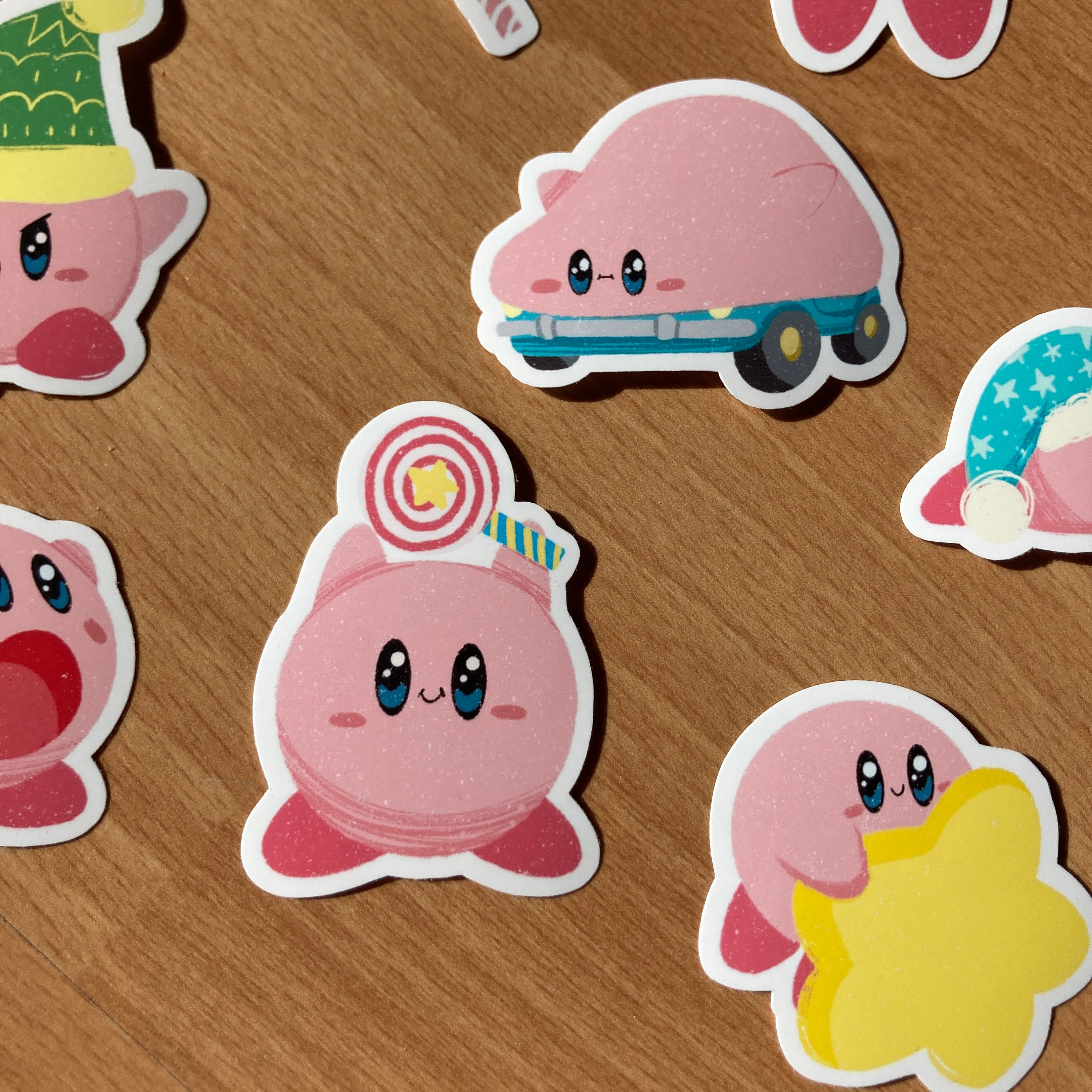 Kirby Sticker Pack Original Fanart Videogame - Etsy Canada