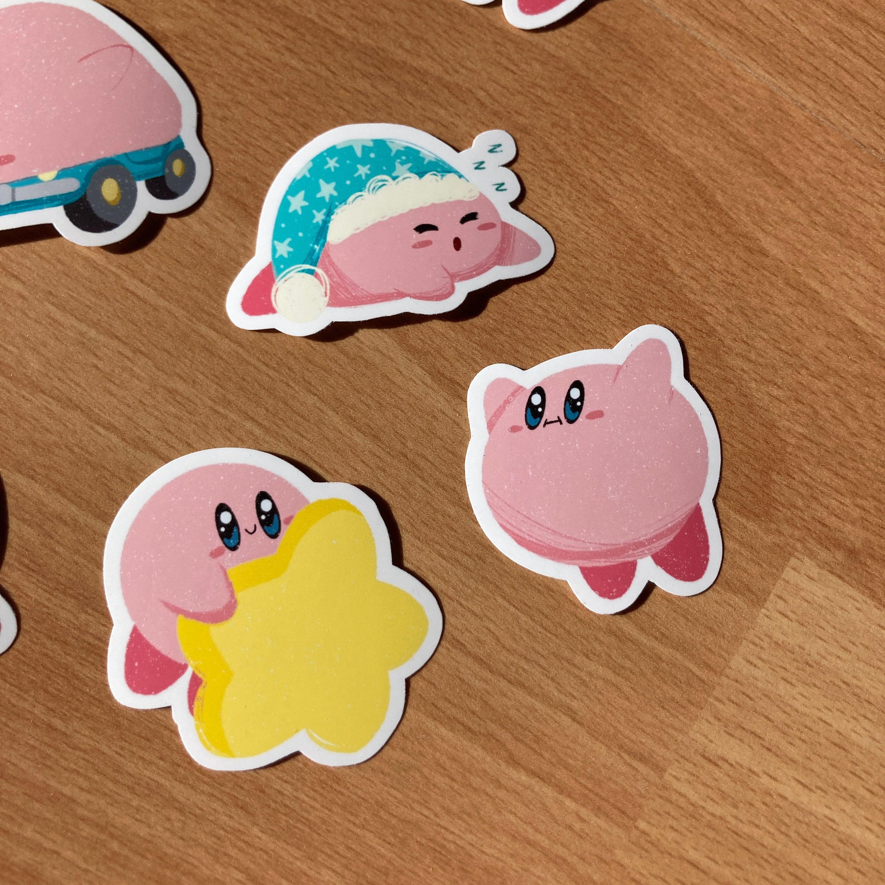 Kirby Sticker Pack Original Fanart Videogame - Etsy Canada
