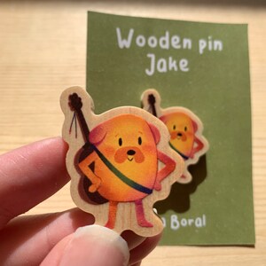Pin Jake Adventure Time | Jake the Dog Original Gift Inspired Fanart ...