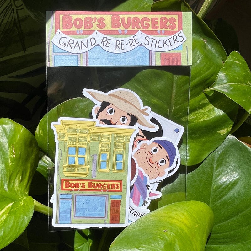 Bobs Burgers Stickers - Etsy Canada