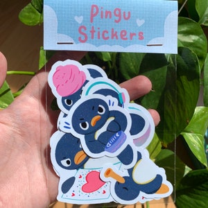 Pingu Sticker Pack | Original Fanart - Etsy