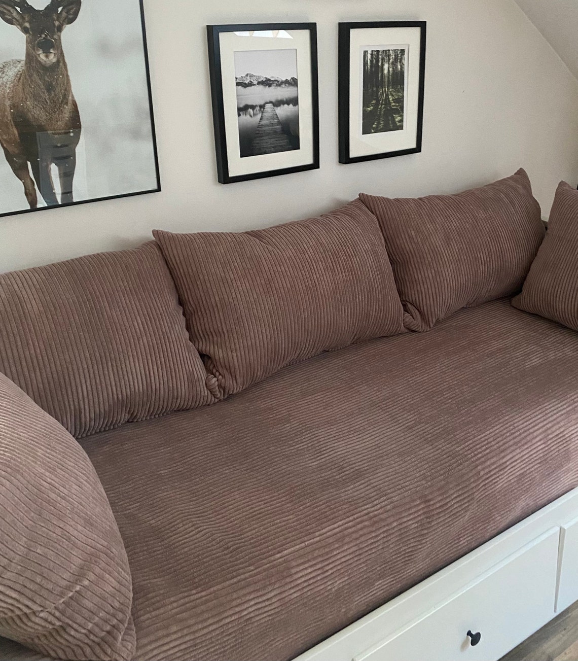 Corduroy Slipcover for Hemnes Daybed Dusty Pink. Please Pick - Etsy