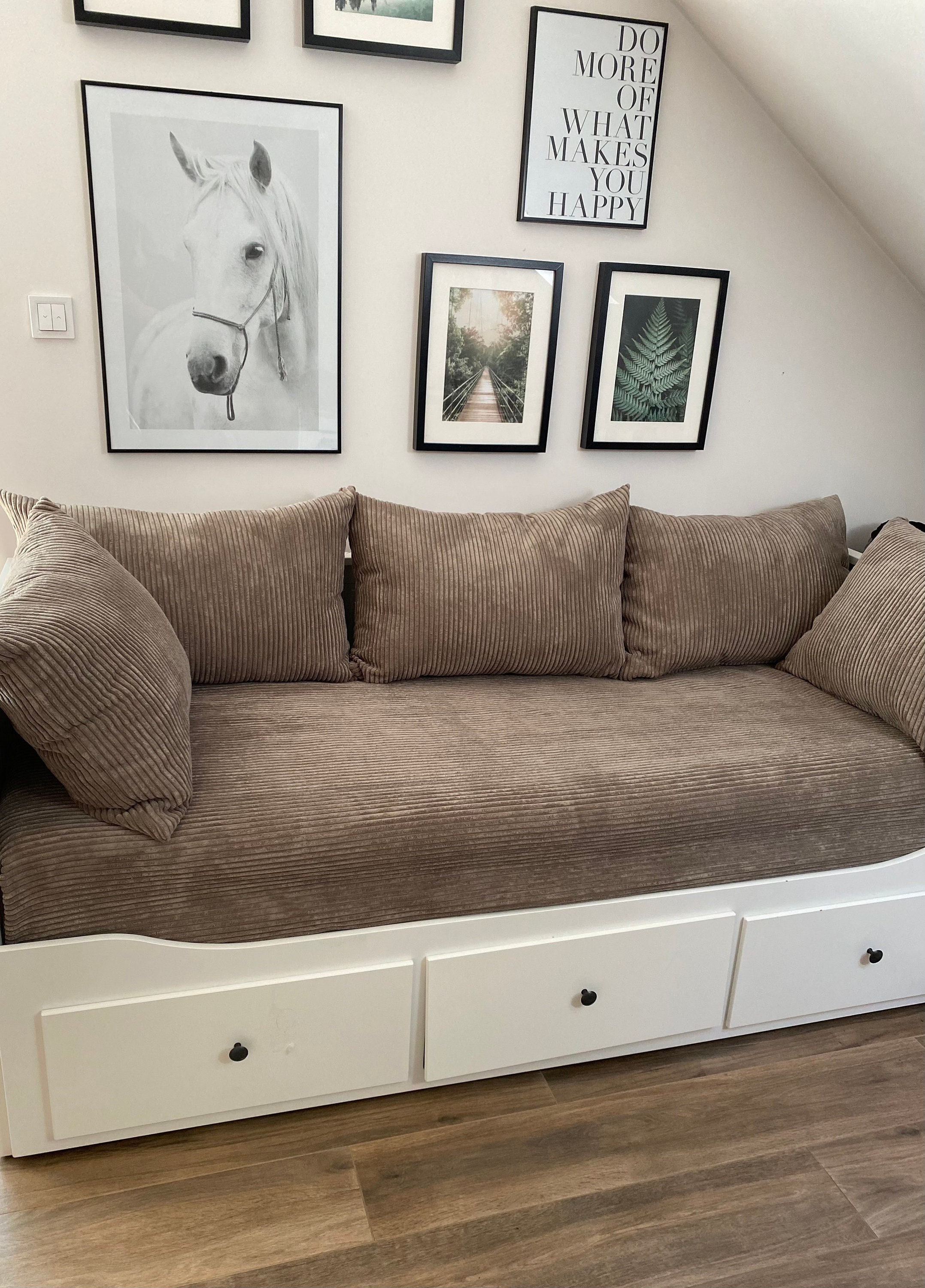 Corduroy Daybed Set. Slipcover for Hemnes Daybed With Five - Etsy