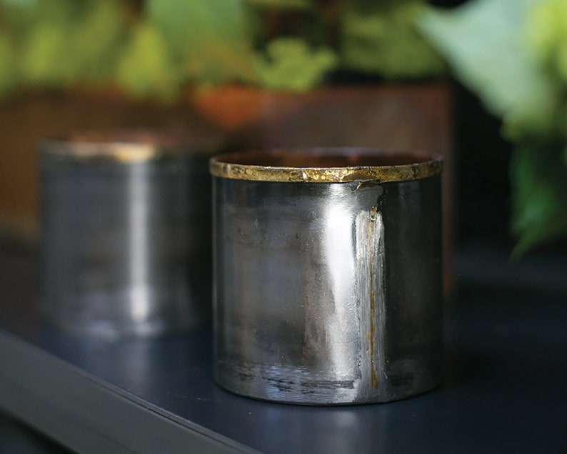 Rustic Metal Pots, Metal Planter, Bowl, Vase, Rustic Finish, Rustic ...