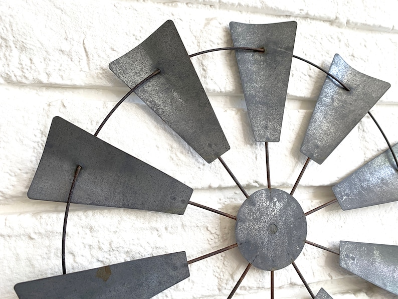 Metal Farm Windmill Wall Art 3 Sizes All Metal Wall Decor - Etsy