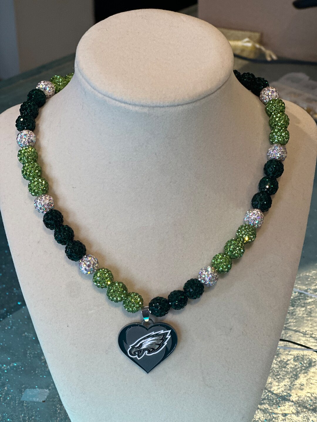 IN STOCK & Ships ASAP: Eagles Rhinestone Necklace With Pendant ...