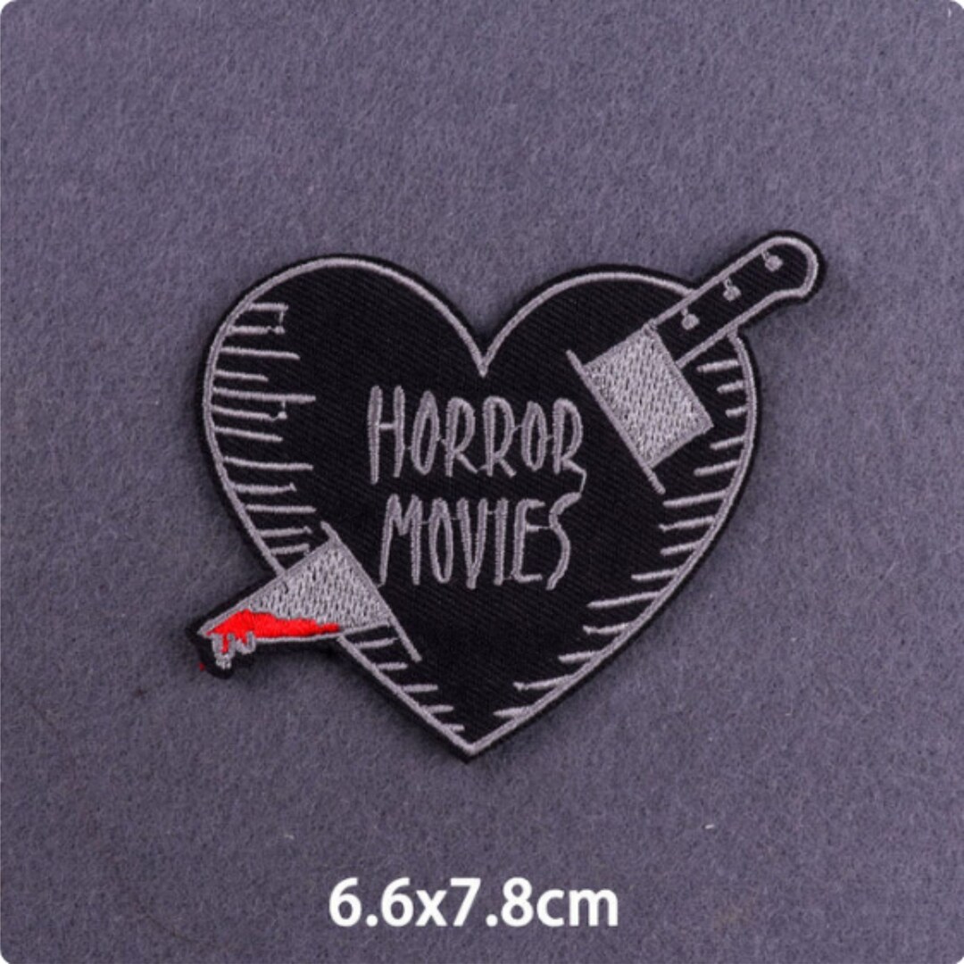Horror Movies Patch (iron On, Velcro or Sew) - Etsy