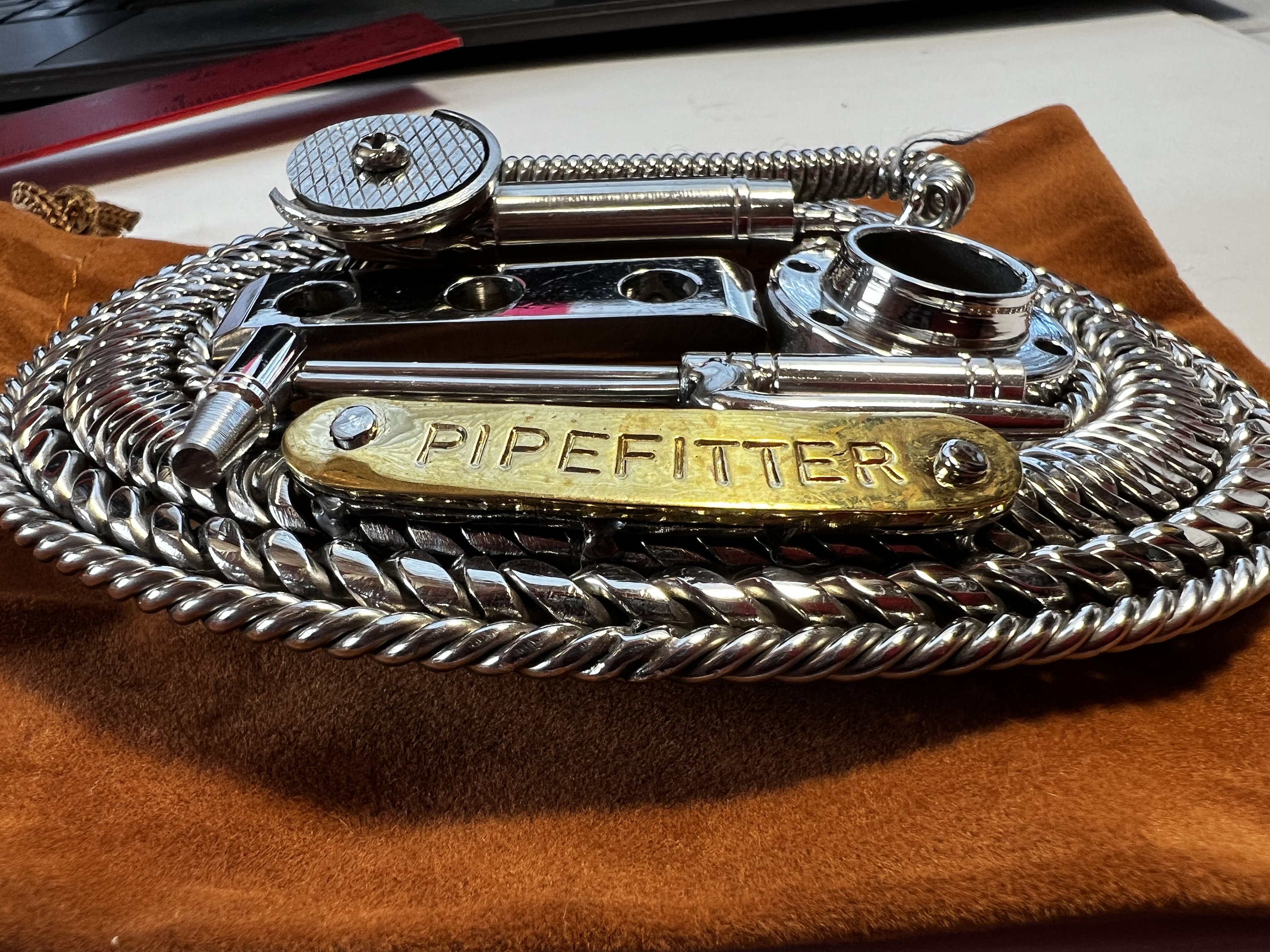 Pipefitter Belt Buckle - Etsy