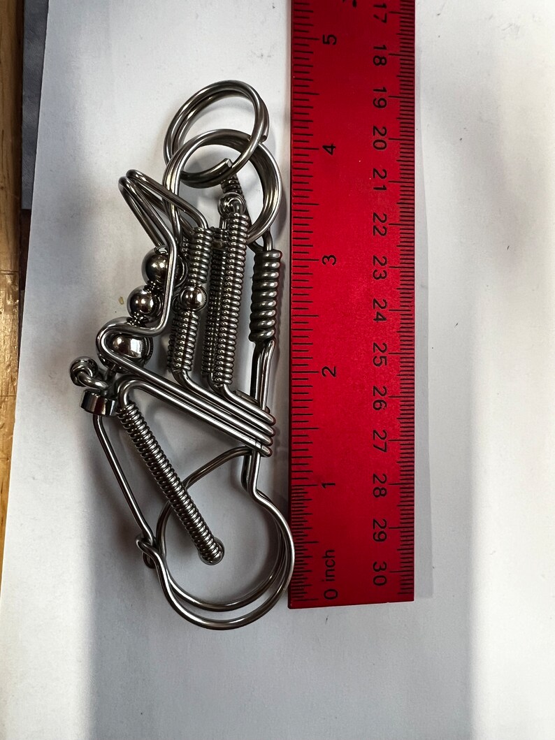 Motorcycle Wire Keychain - Etsy