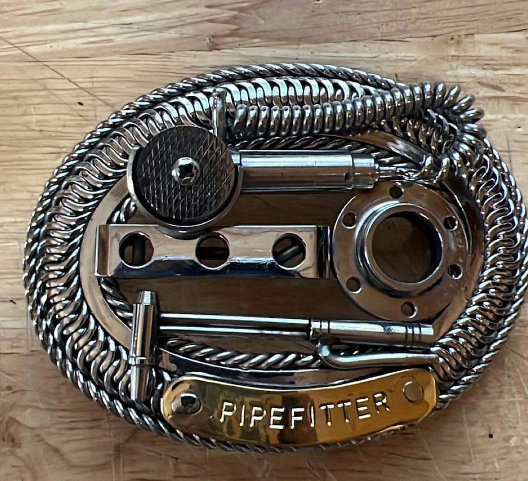 Pipefitter Belt Buckle - Etsy
