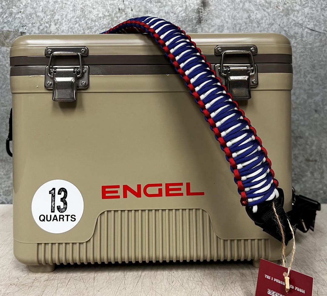 13qt Engel Tan Cooler With Para-cord Custom Strap - Etsy