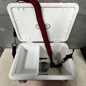 19qt Engel Red Cooler With Para-cord Custom Strap - Etsy