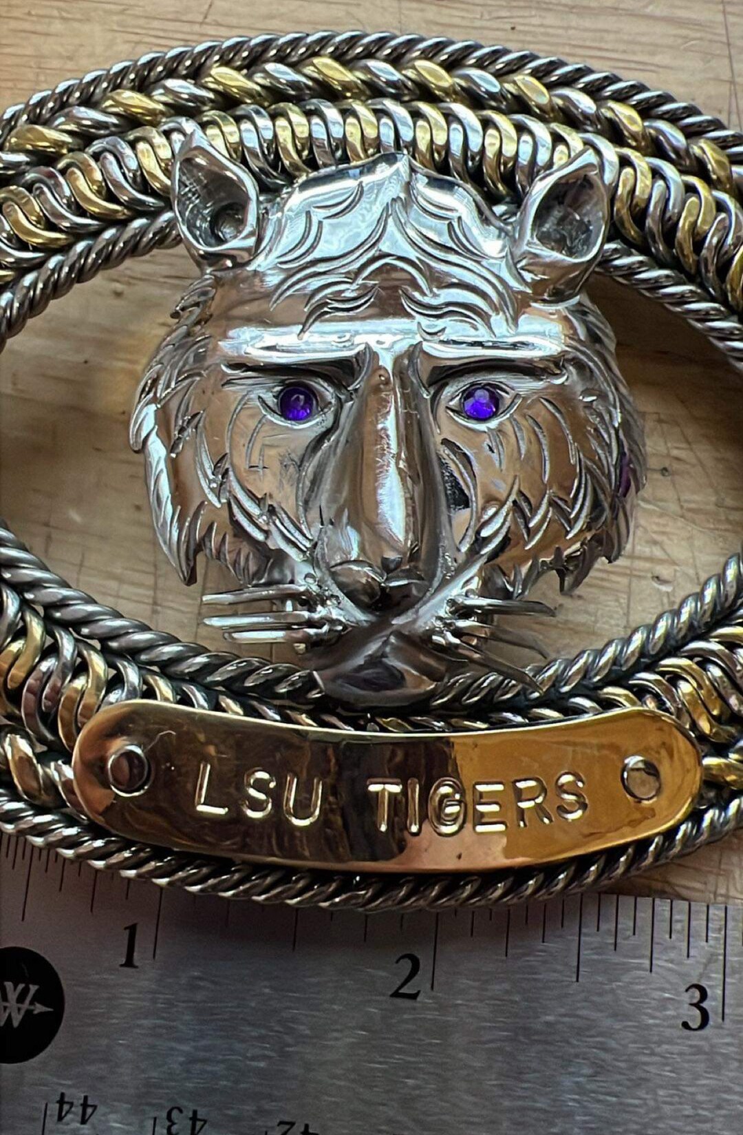 LSU Tigers Belt Buckle - Etsy