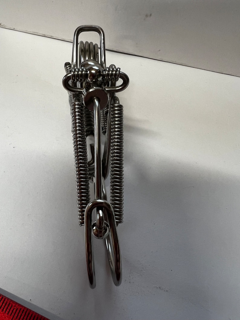Motorcycle Wire Keychain - Etsy