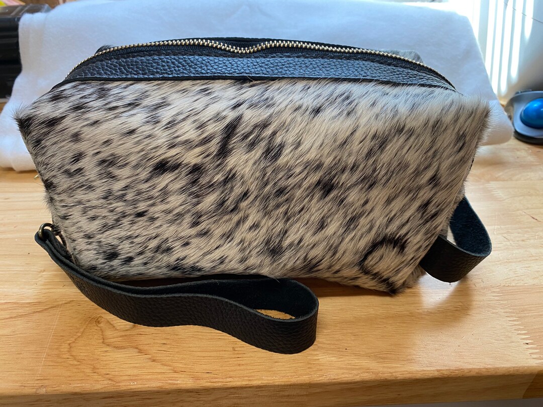 100% Genuine Leather Hair on Hide Travel Bag - Etsy