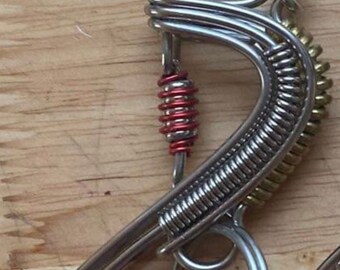 Bent Wire Key Chains - Etsy