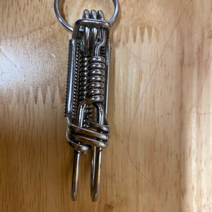 Wire Keychain - Etsy