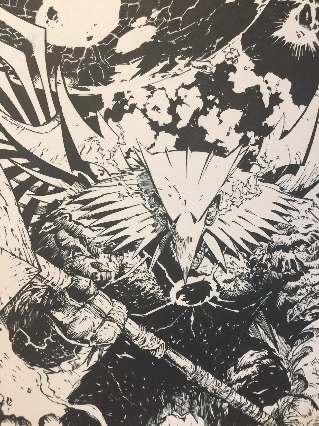 Comic Book Art, Original Comic Art, Gift for Comic Book Fan, Recreation ...