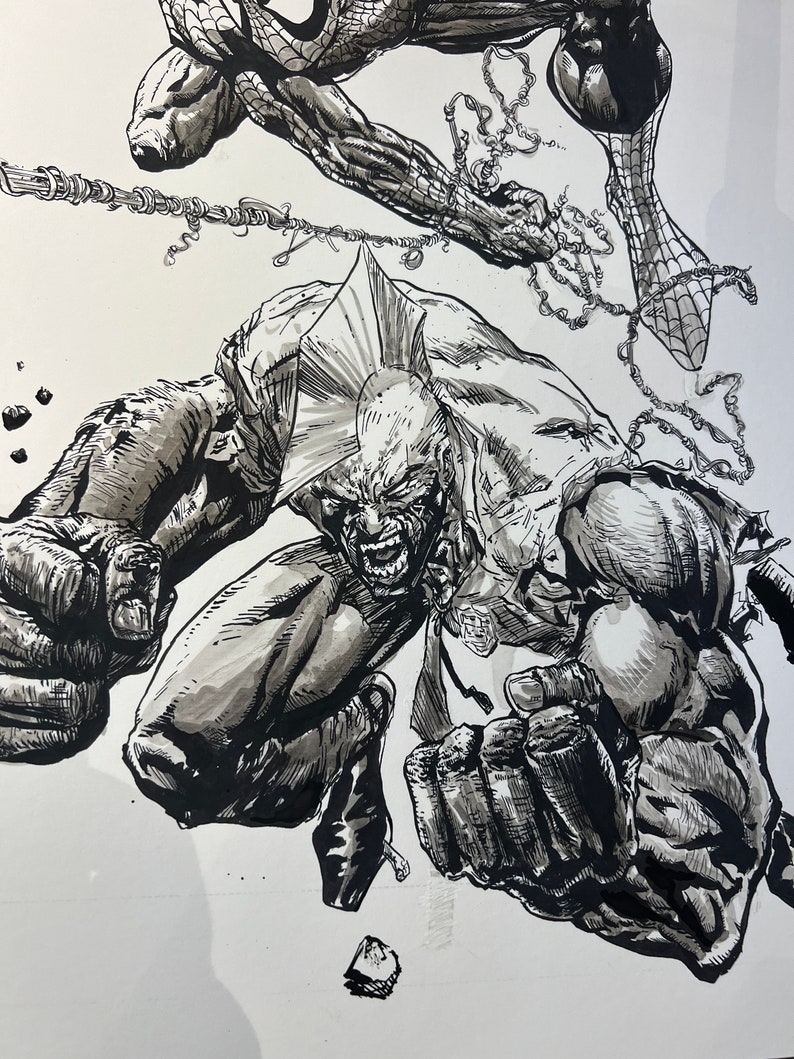 Comic Art, Recreation, Spoder-man, Savage Dragon, Erik Larsen ...