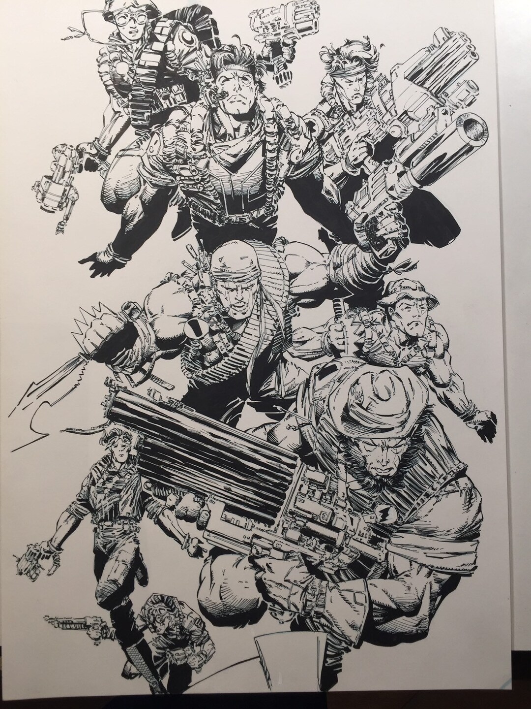 Comic Page, Comic Art,recreation, Image Comics, Team Seven, Whilce ...