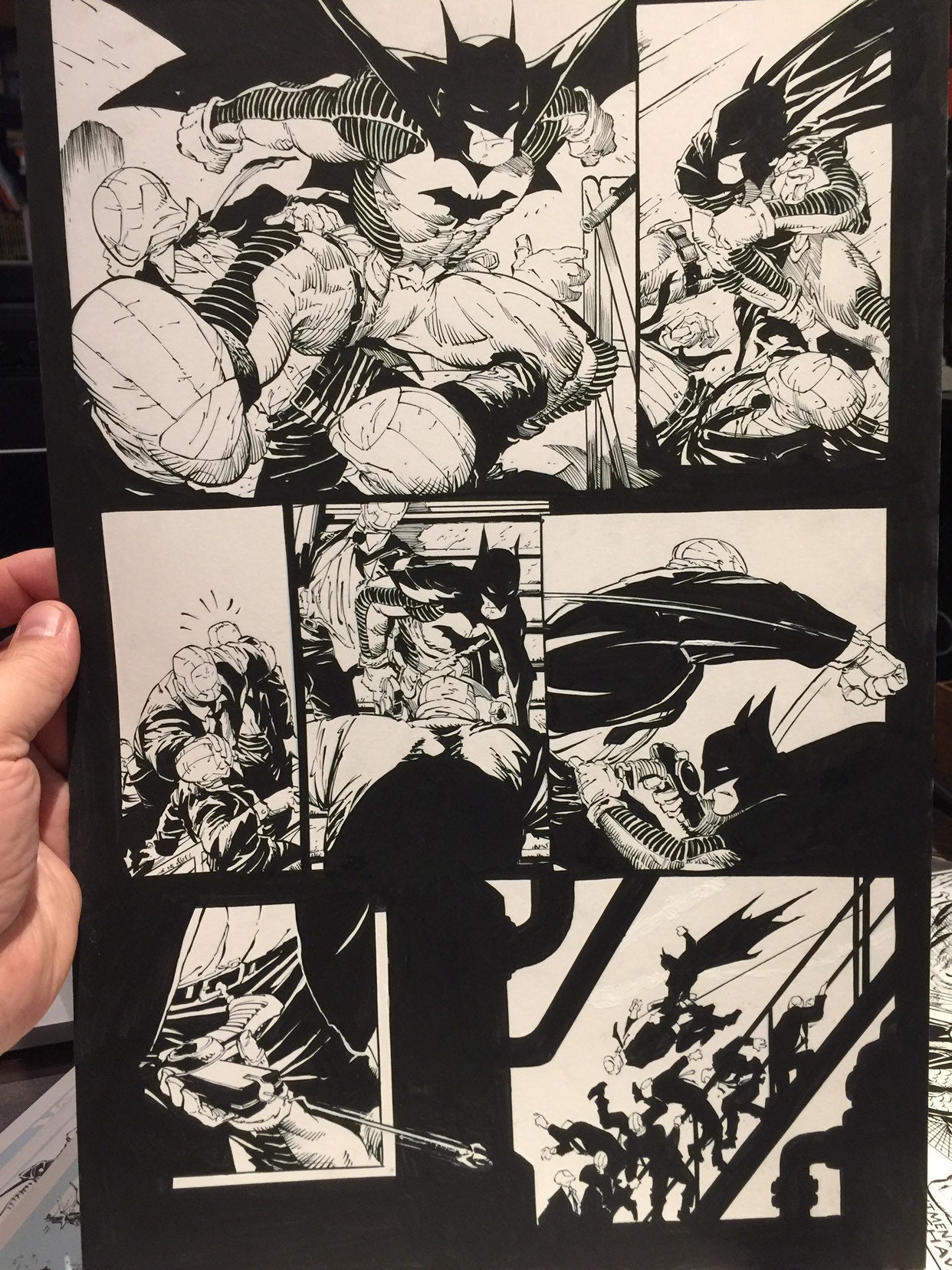 Comic Book Page Recreation - Batman Court of Owls Page - Greg Capullo ...