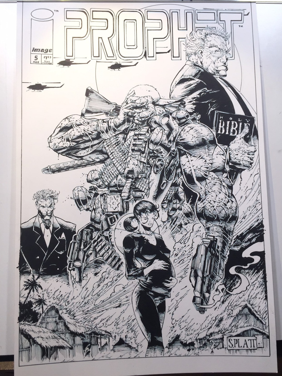 Comic Page, Comic Art,recreation, Image Comics, Prophet, Stephen Platt ...