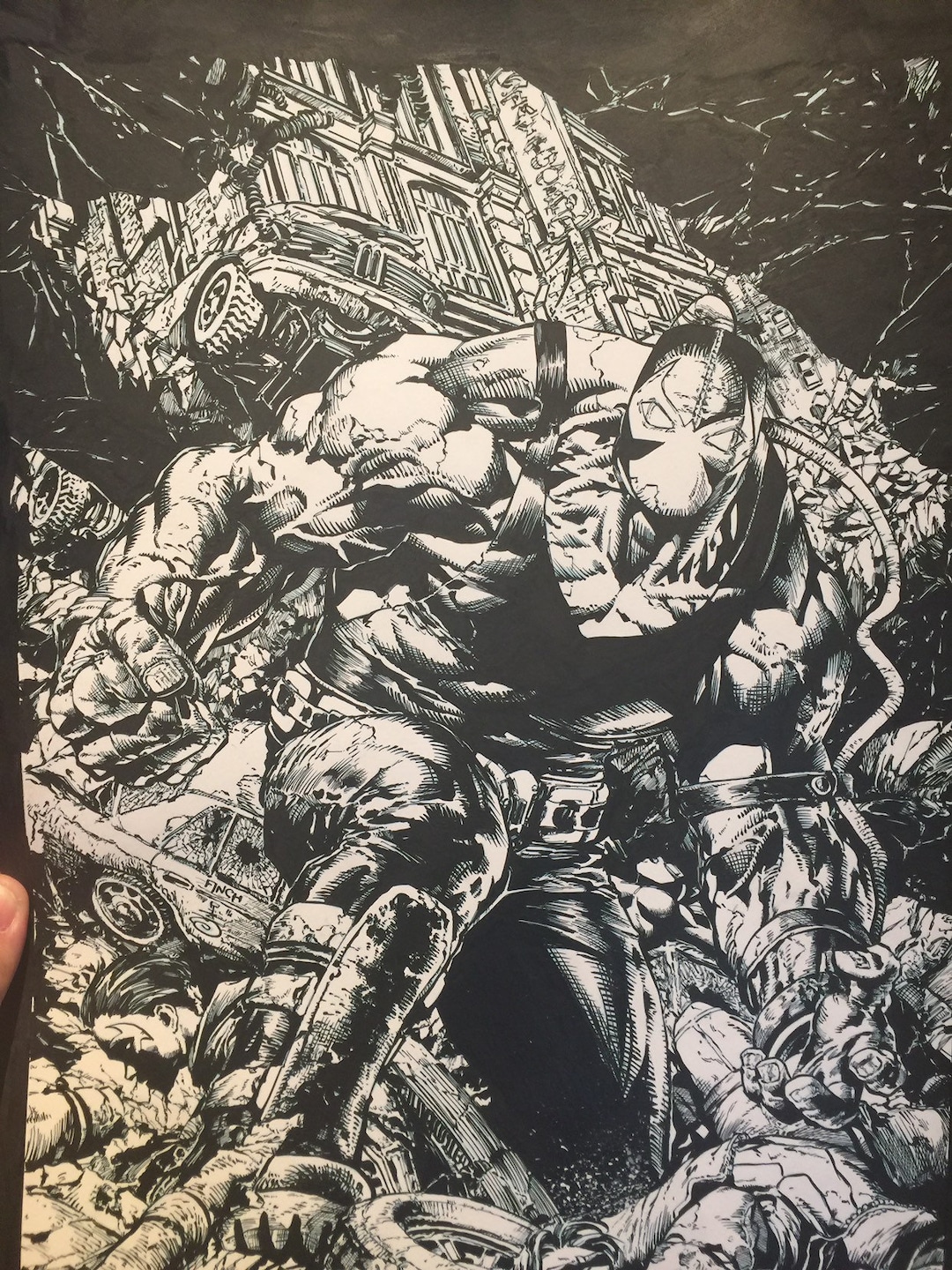 Comic Book, Cover, Recreation,bane,batman, Comic,david Finch,art,dc ...