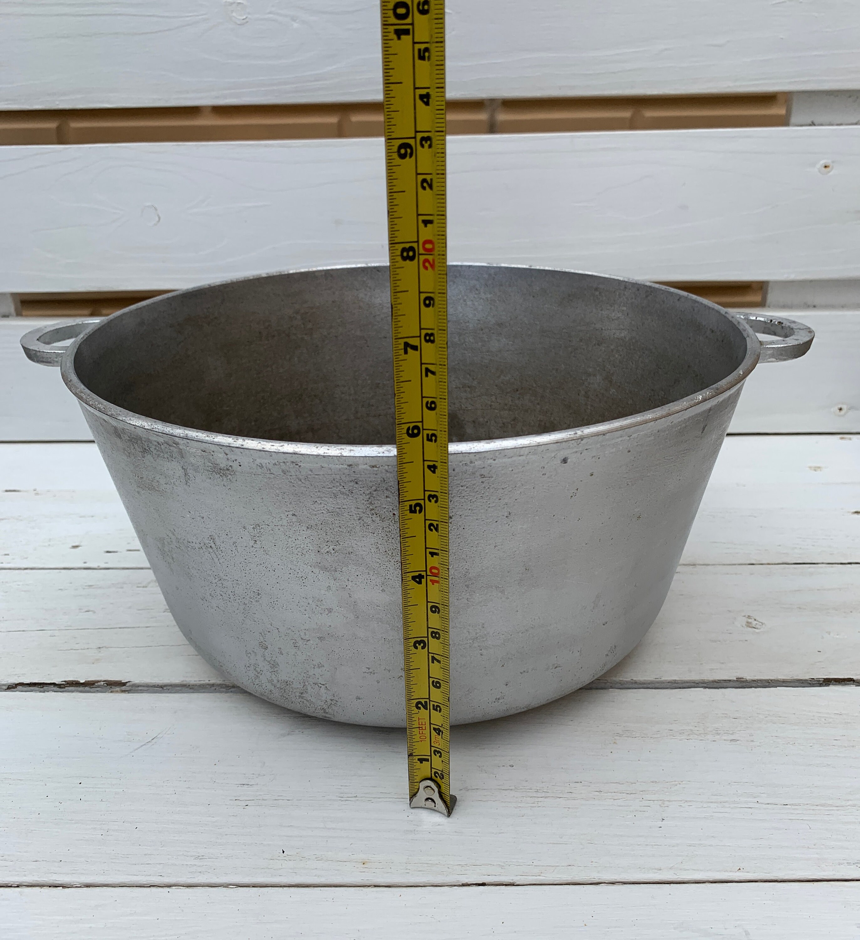 Vintage Large Metal Cauldron 6L Soviet Stove Pot Vintage Metal Cauldron ...