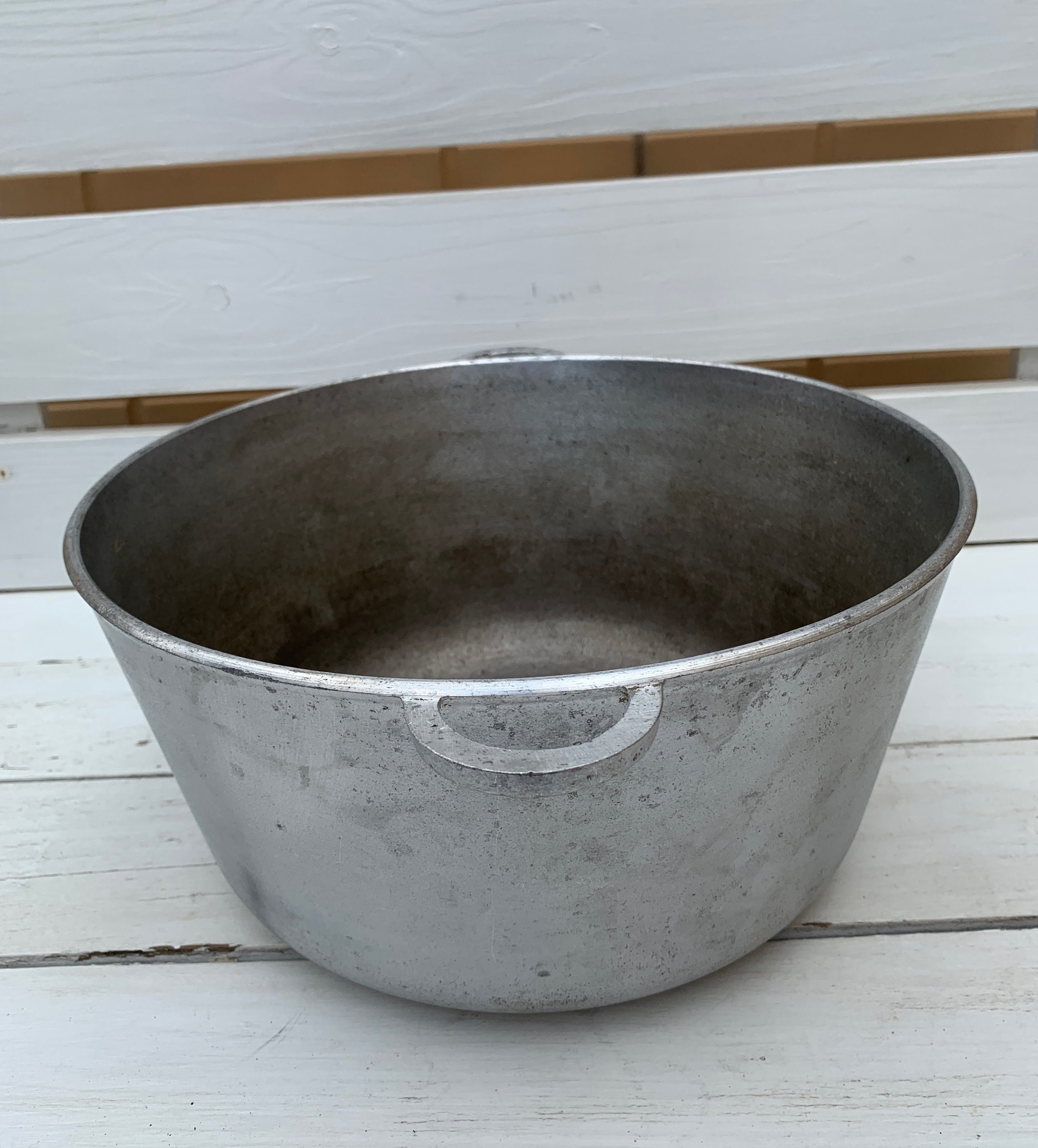 Vintage Large Metal Cauldron 6L Soviet Stove Pot Vintage Metal Cauldron ...