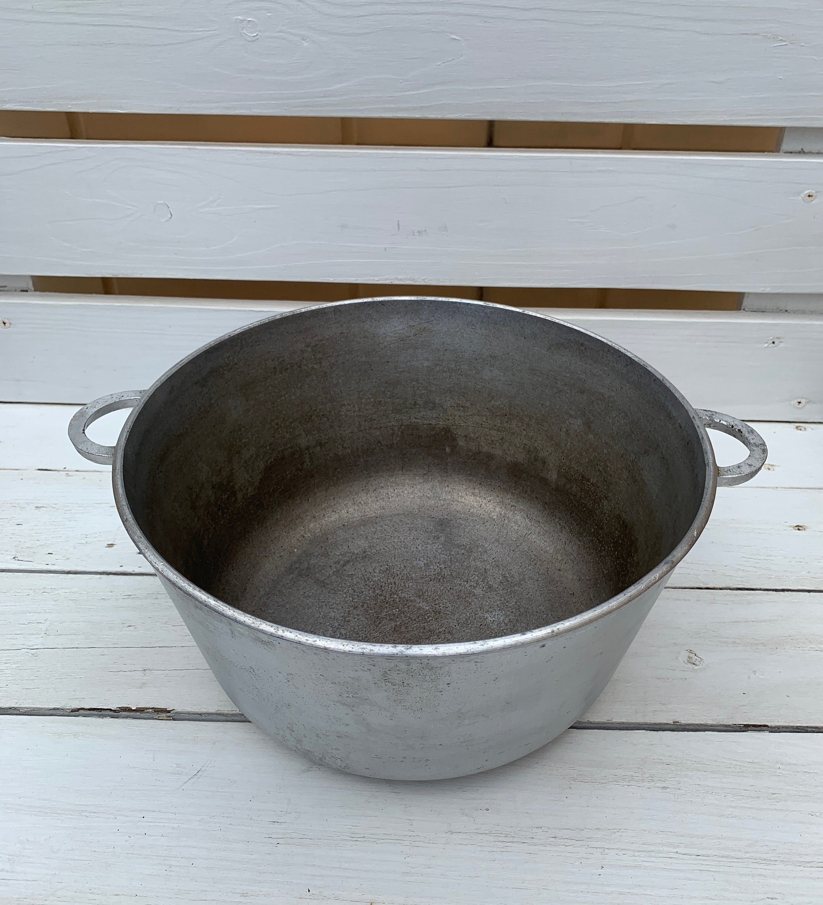 Vintage Large Metal Cauldron 6L Soviet Stove Pot Vintage Metal Cauldron ...