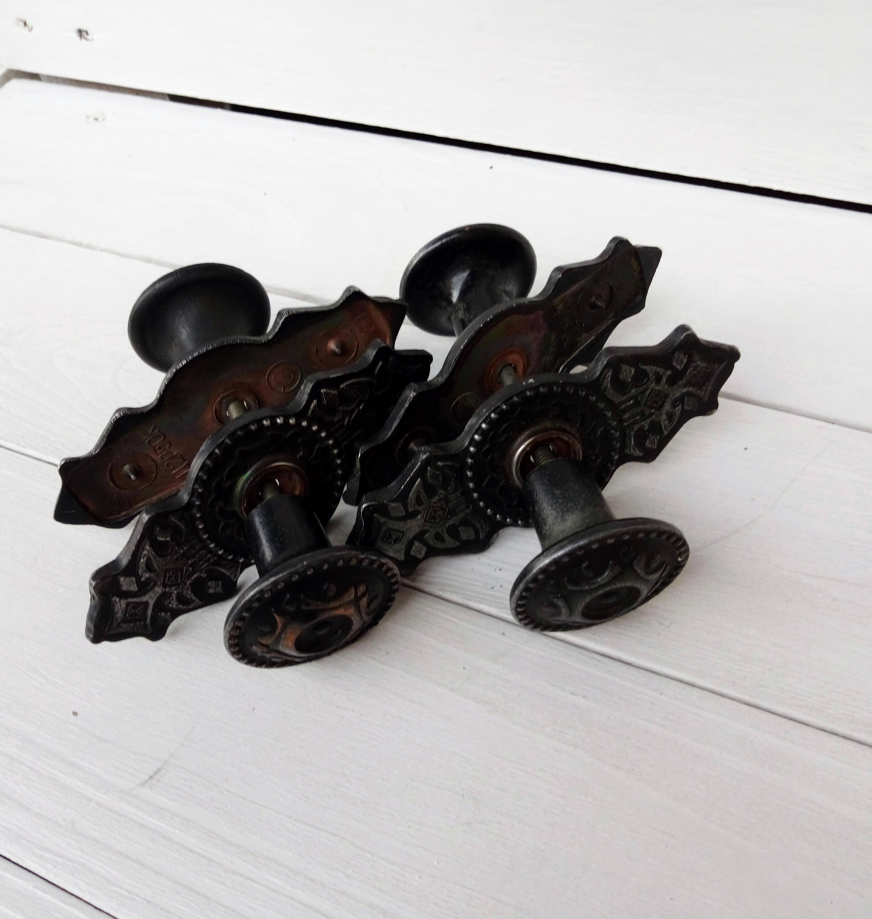 Vintage Retro Door Handles Door Handle Rustic Metal Door Knob - Etsy