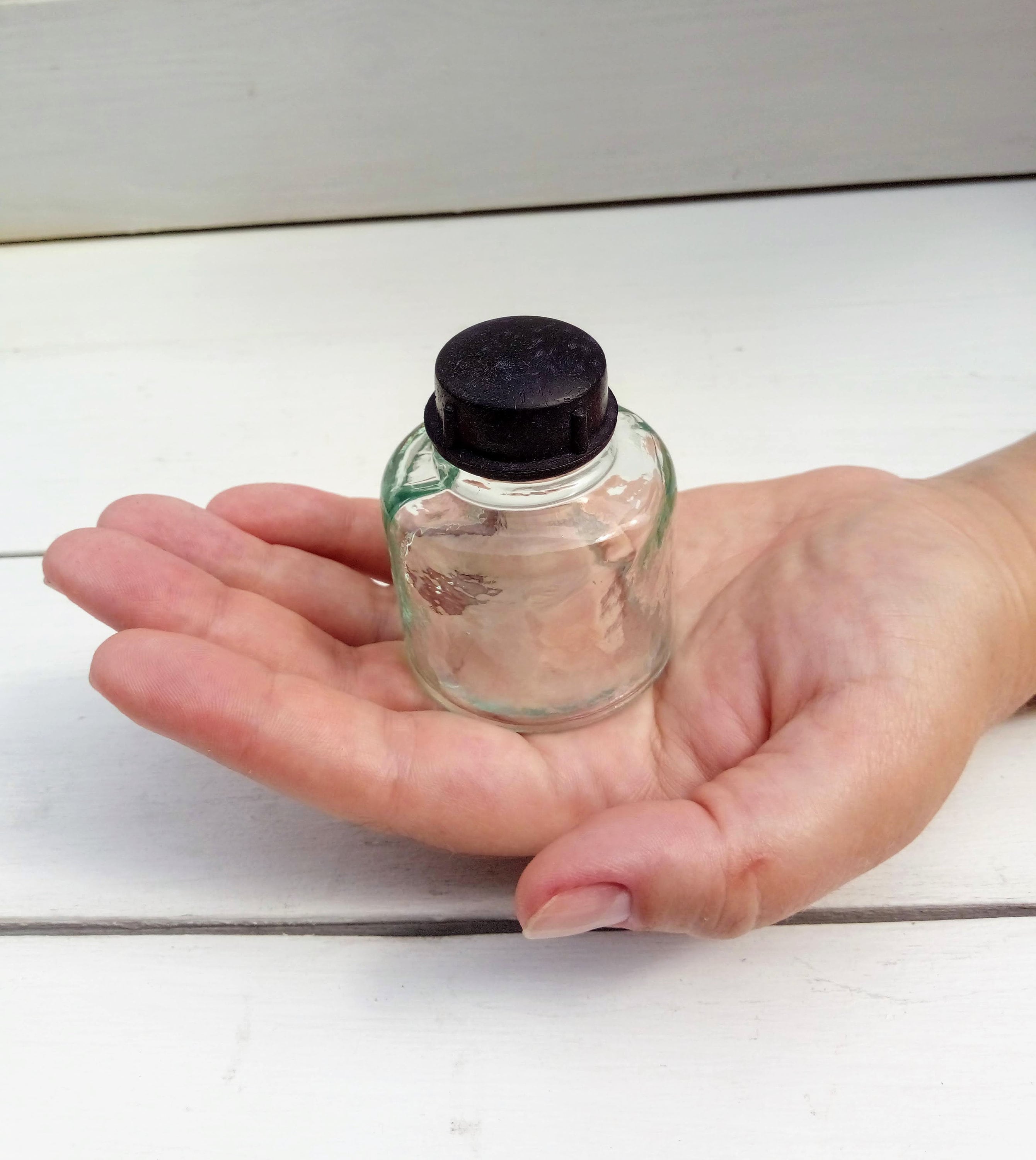 Set 3 Pcs. Antique Glass Jar Ink Bottle Lidded Bank Old Soviet - Etsy UK