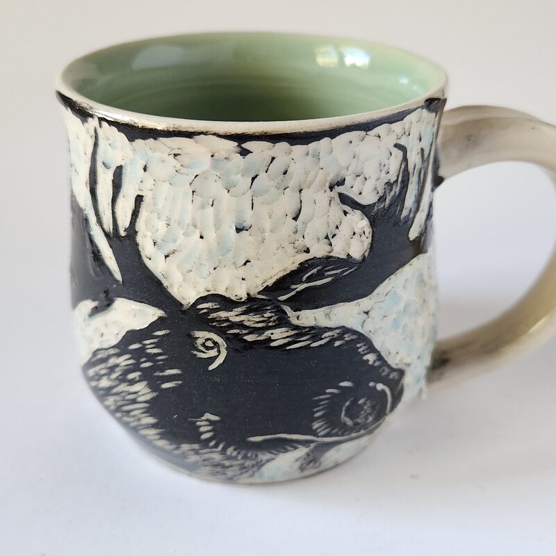 Sgraffito Mug - Etsy
