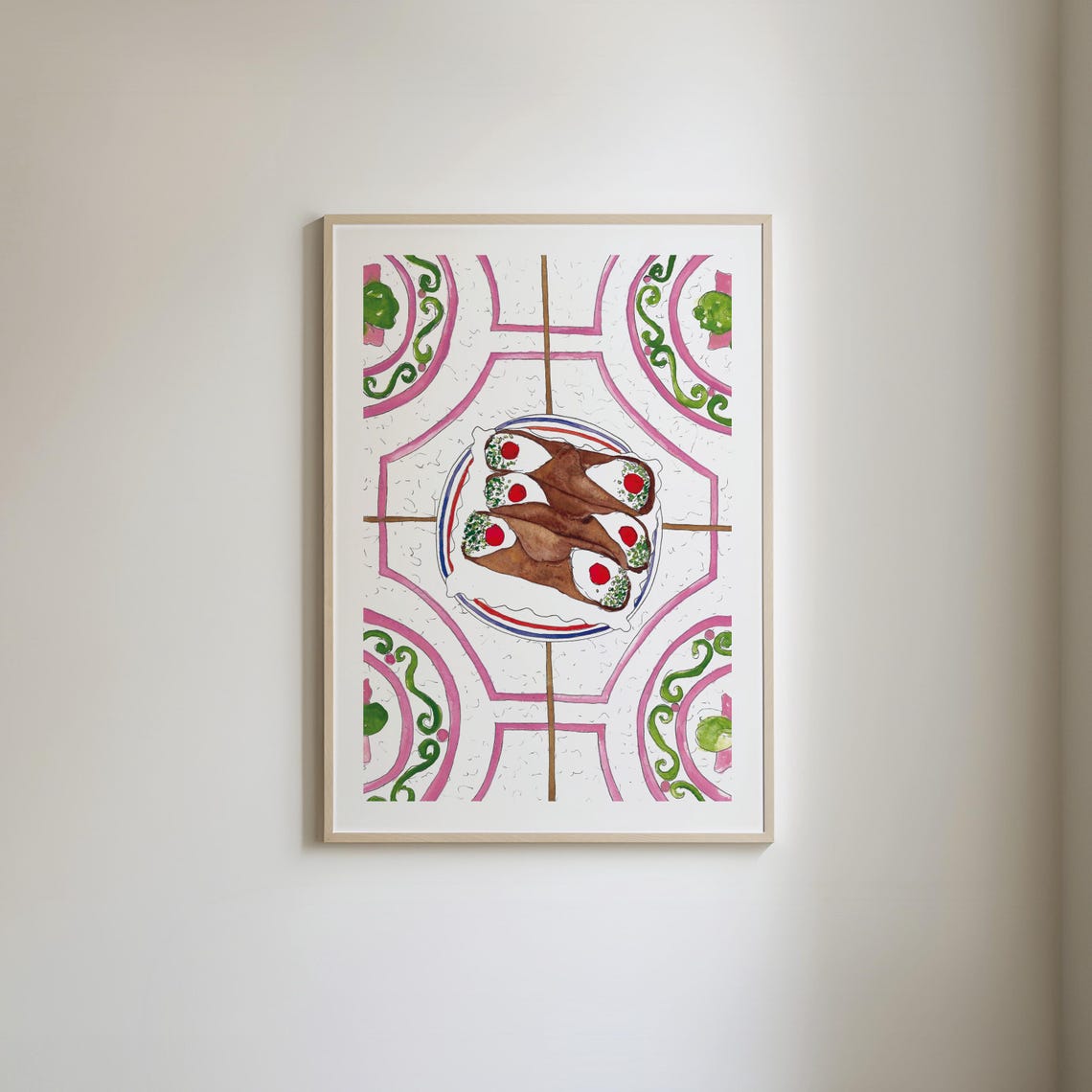 Cannoli in Sicily Art Print, Italy, Food Print - Etsy