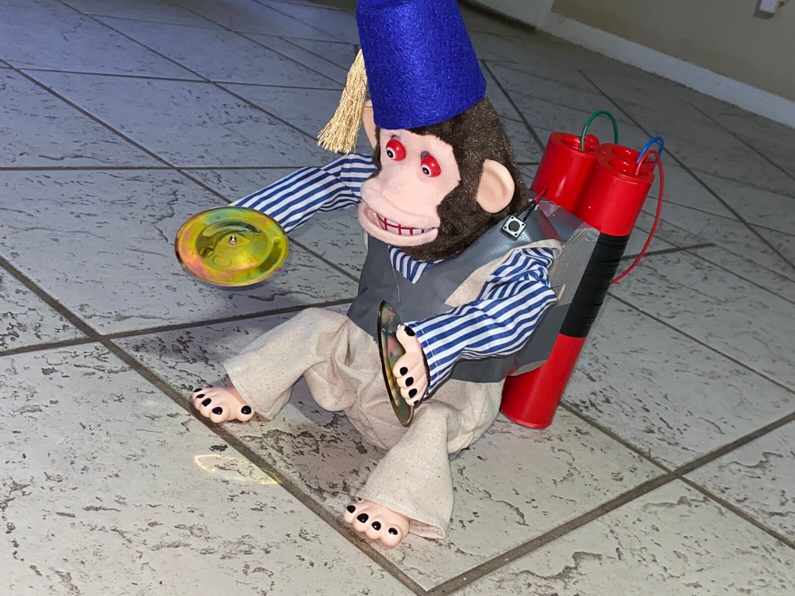 Call of duty zombies talking life size monkey bomb replica | Etsy