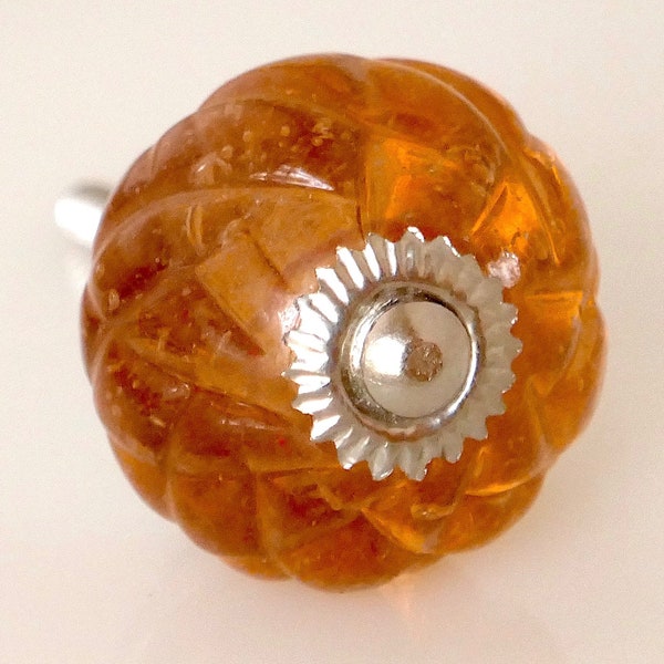 Amber Glass Knobs - Etsy