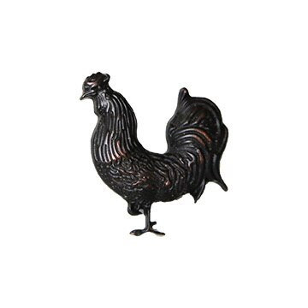 Big Sky Rooster Right Cabinet Knob face Left - Etsy