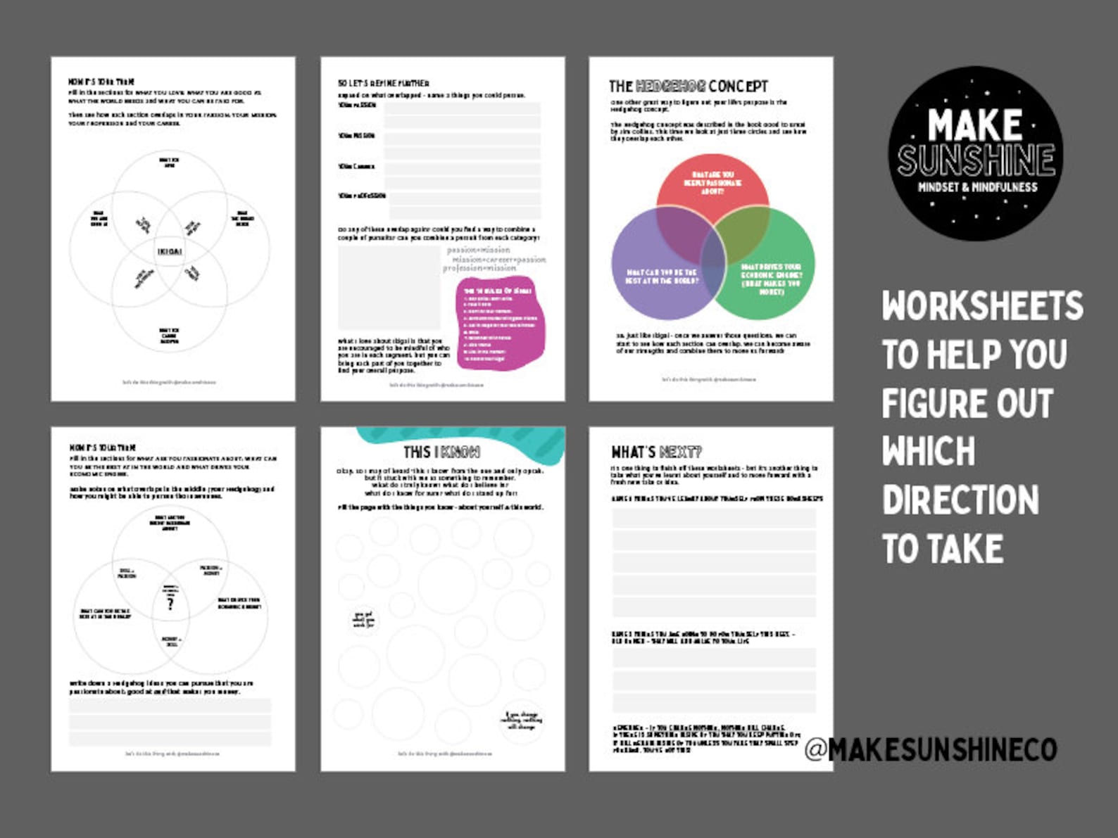 Printable SELF DISCOVERY Worksheets to Learn More About Yourself ...